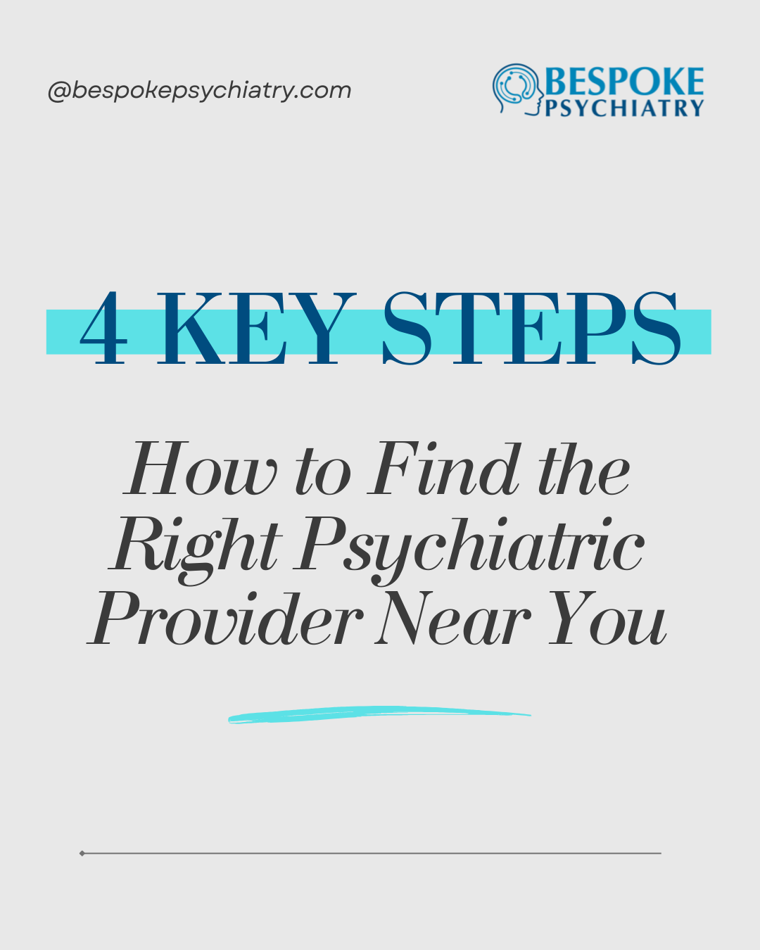 How to Find the Right Psychiatric Provider Near You | Bespoke Psychiatry